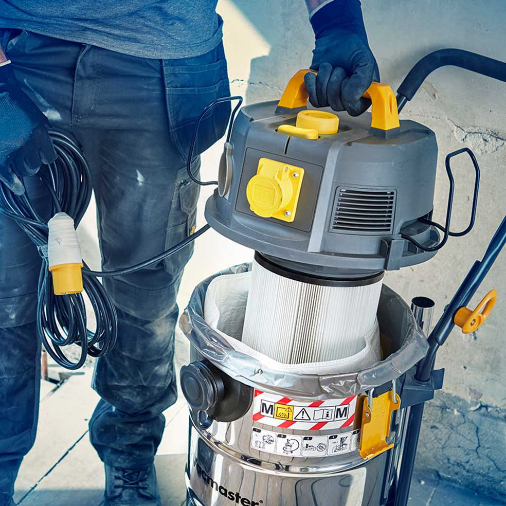 Vacmaster® WD M38 PCF 110V M Class Dust Extractor | Wet and Dry Vacuum ...